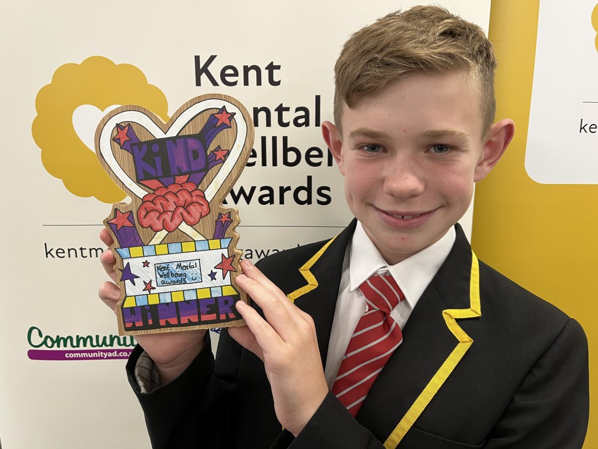 Dylan's design wows award judges - East Kent Mind